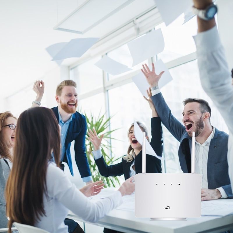 Universal Unlocked 4G LTE CPE Router Modem RJ45 LAN WAN External ...