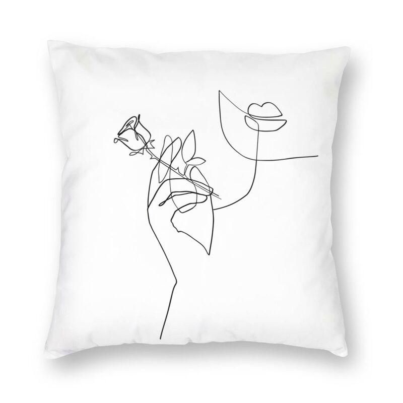 Square Pillow Line Drawing