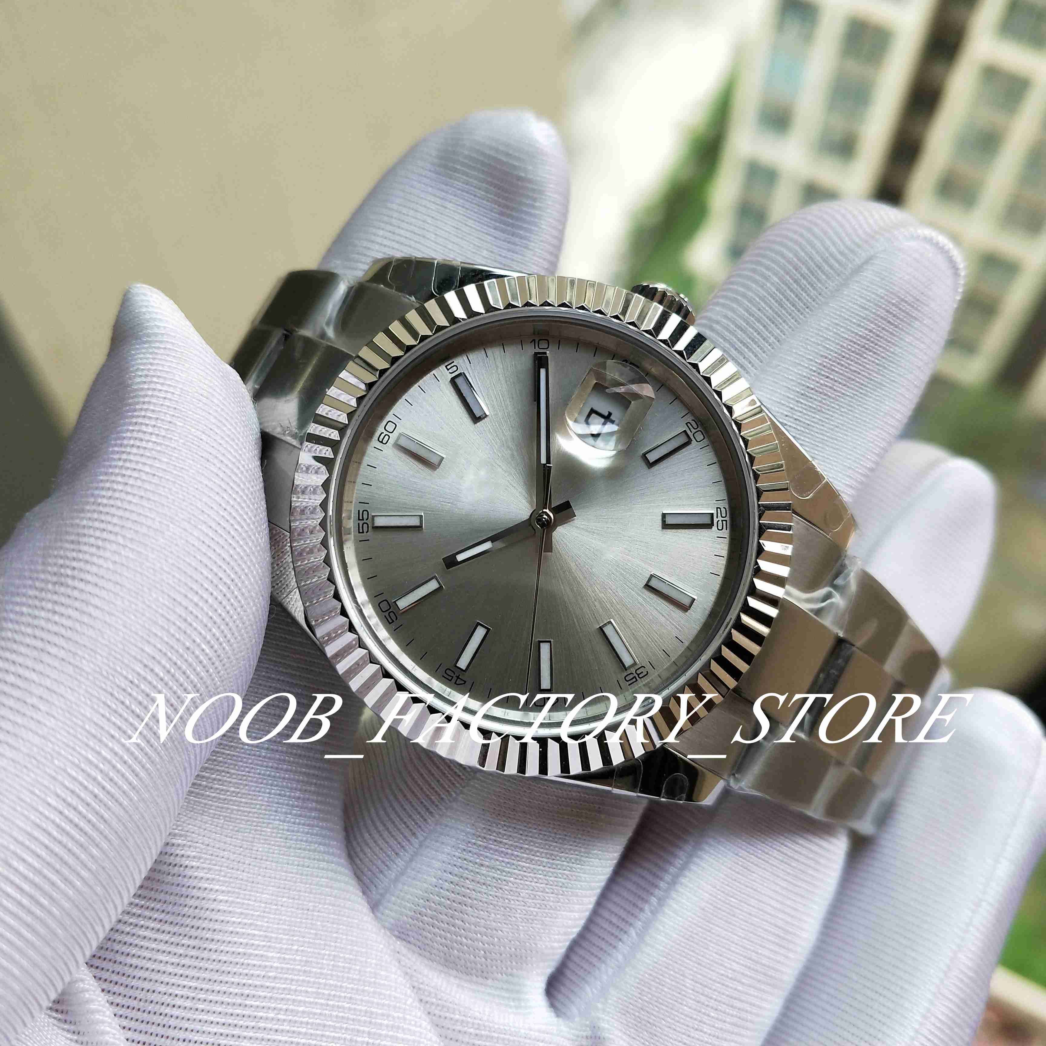 Super BP Factory Watches 126334 126300 2021 BRACELET Deep Rhodium White ...