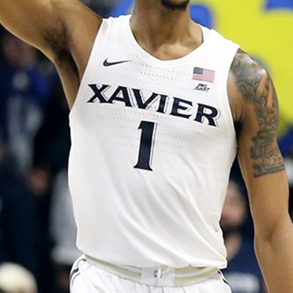Custom College Xavier Musketeers Basketball Jerseys Nate Johnson Zach ...