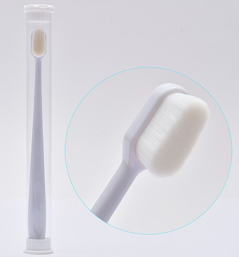 Micro Nano Toothbrush 22000 Flocking Bristles Soft Fiber Wave Brush ...