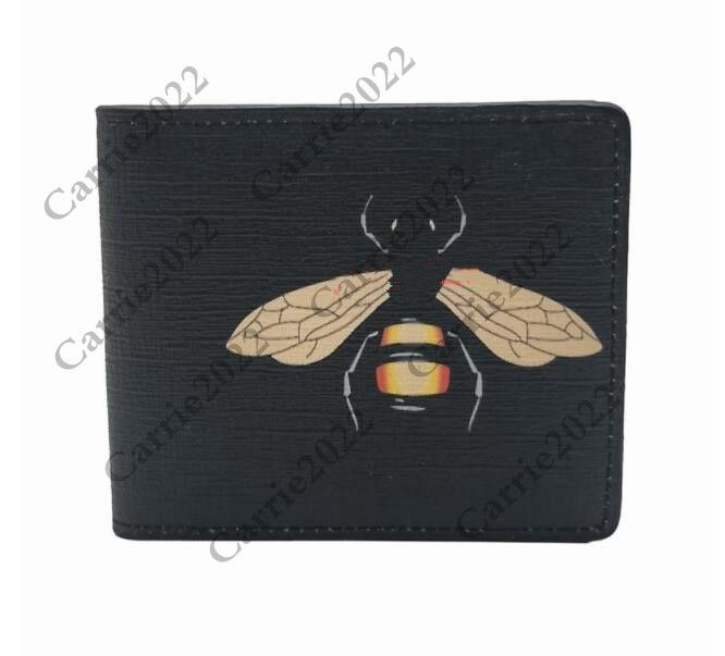1 Pecs Good Quality Men Animal Short Wallet Leather Black Snake Tiger ...