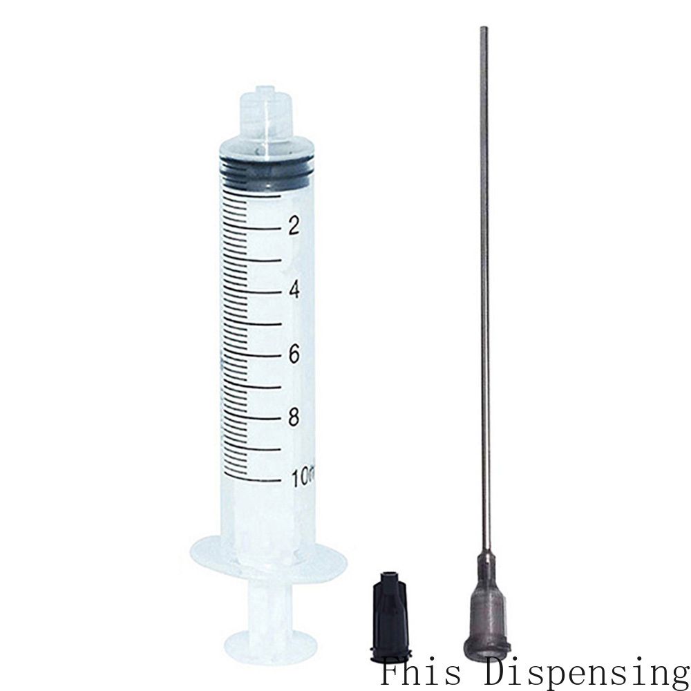 Compra Jeringa De 10cc Luer Llock Up + 16G Tip Black Aguja Longitud 10 ...