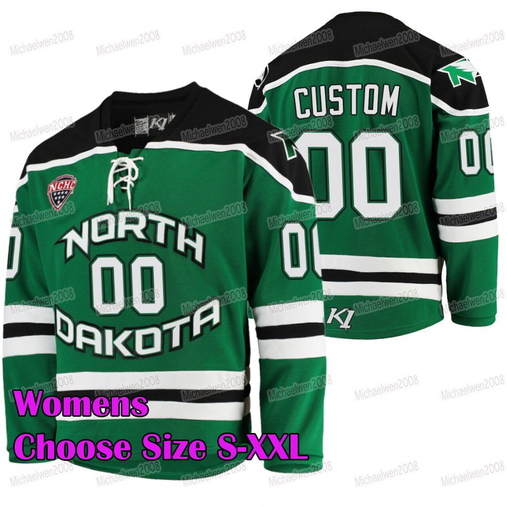 NCAA North Dakota College Hockey Jersey T.J. Oshie Gavin Hain Ethan ...