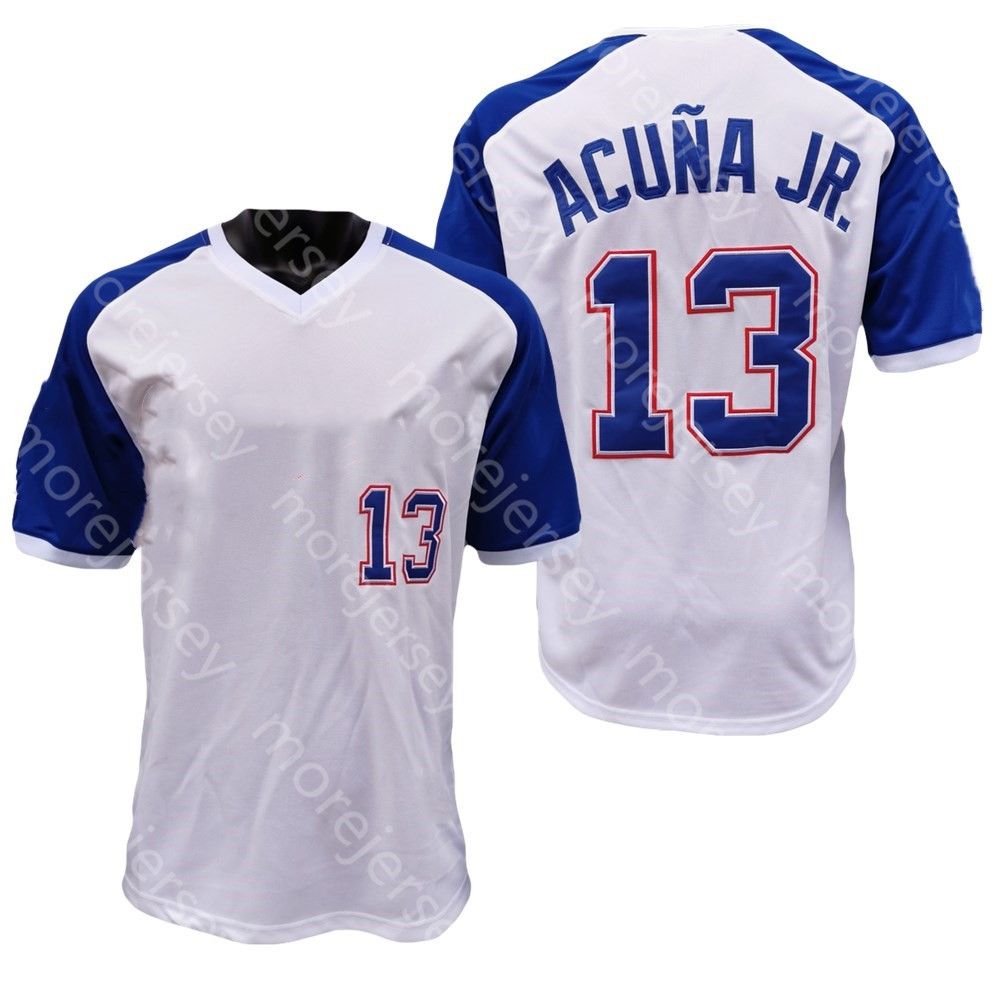 Ronald Acuna Acuña Jr Jersey 150th 2021 ASG Patch Black Golden Baby ...