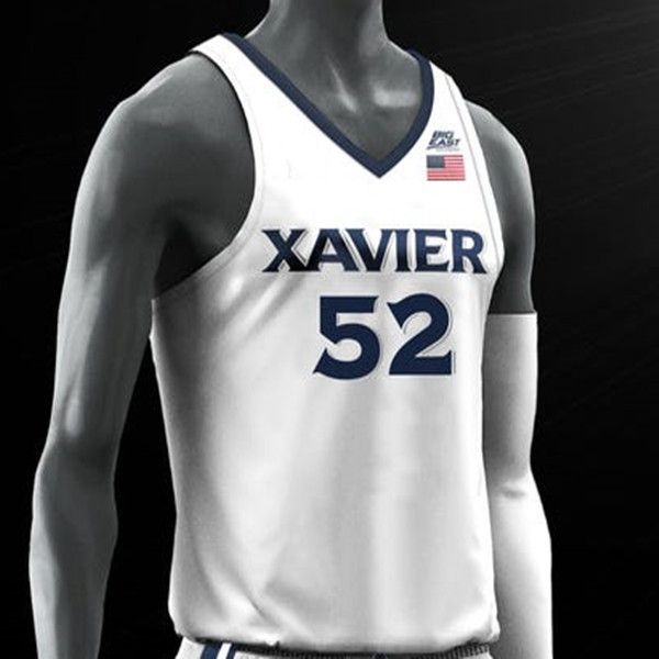 Custom College Xavier Musketeers Basketball Jerseys Nate Johnson Zach ...