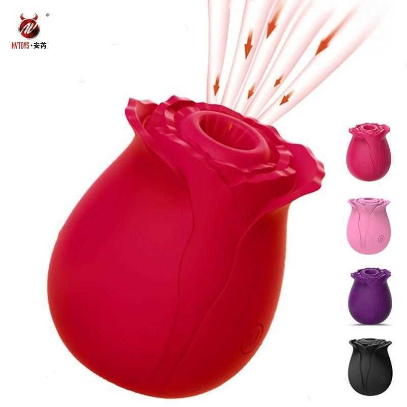 7 Ventouse Rose Fleurs Vagin Vibrateur Mamelon Sucker Lécher La Stimulation Clitoris Stimulation