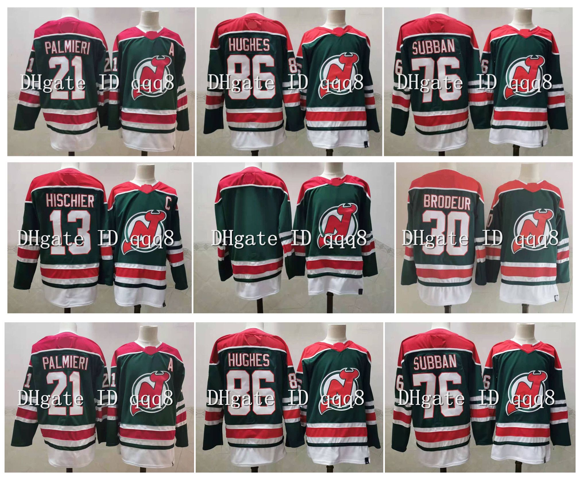 2021 2021 Reverse Retro New Jersey Devils Jersey 21 Kyle Palmieri 86 ...