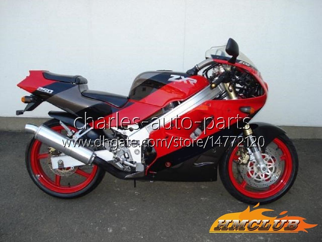 Motorcycle Bodys For KAWASAKI NINJA ZX2R ZXR250 ZX 2R 2 R R250 ZXR 250 ...