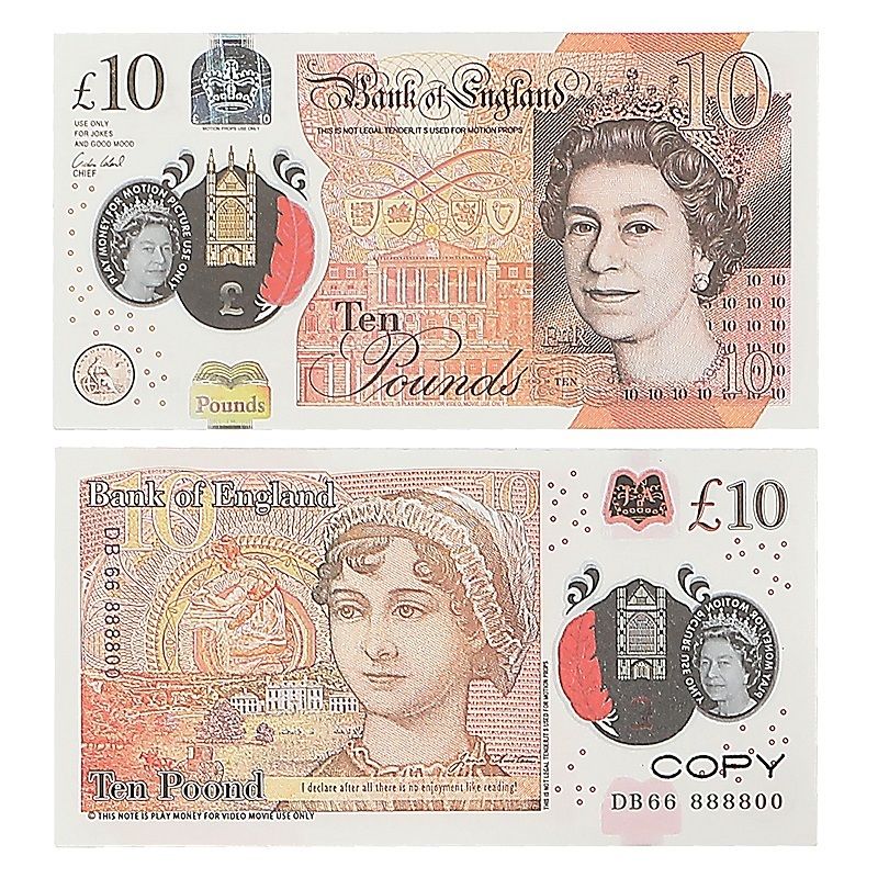 2021 Pretend UK Toy Money Paper Copy Banknote Prop Banknotes /Pack From ...