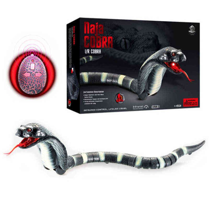 Remote Control Snake Infrared RC Naja Cobra Viper With Egg Rattlesnake ...