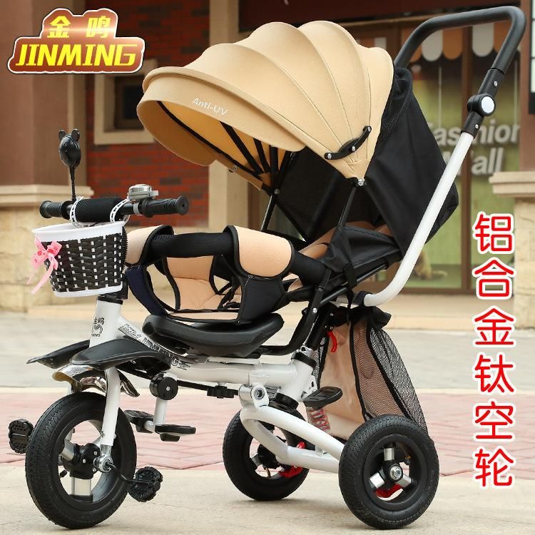 Strollers# Baby Tricycle Bike 3 In 1 Flat Lying Carriage Stroller Trike ...
