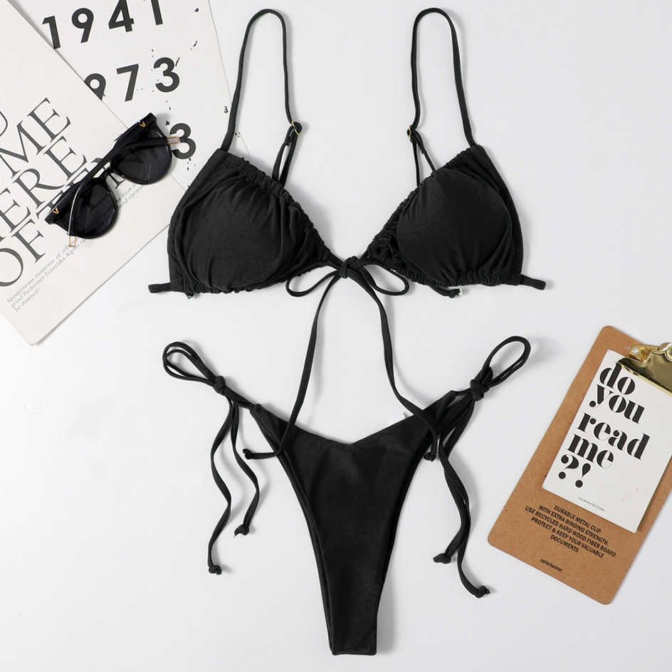 Sexy Brasilianische Micro Bikini Mujer String Badeanzug Weibliche Tanga ...