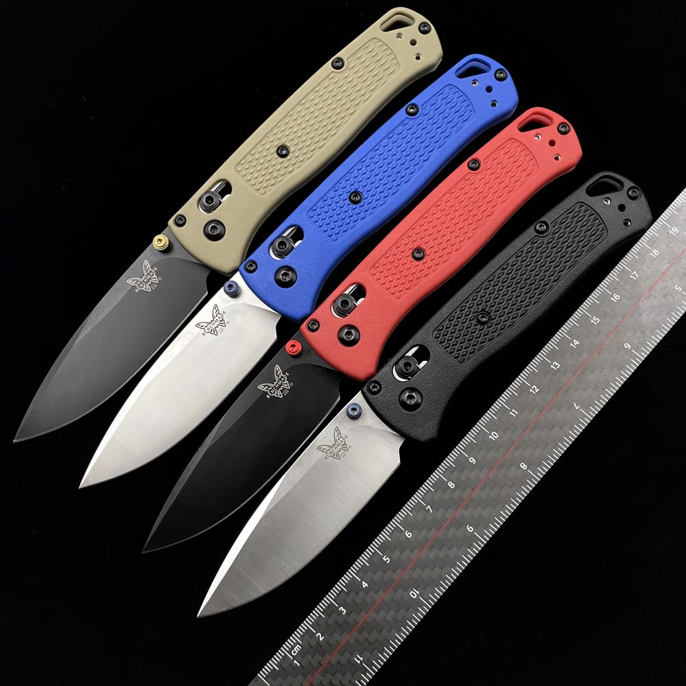 Benchmade 535 535BK Bugout AXIS Folding Knife 3.24 S30V Satin Plain ...