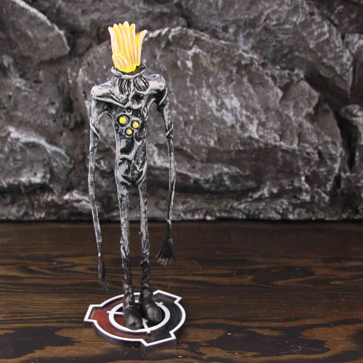 Anime SCP 6789 173 096 Siren Kafa Orijinal Heykel Utançan Guy Heykelcik ...