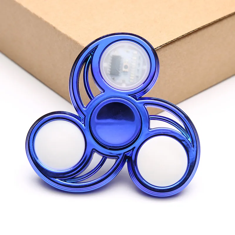 LED LED LIGHT Fidget Spinner Hand Top De La Mano EDC Fignet Spinder ...