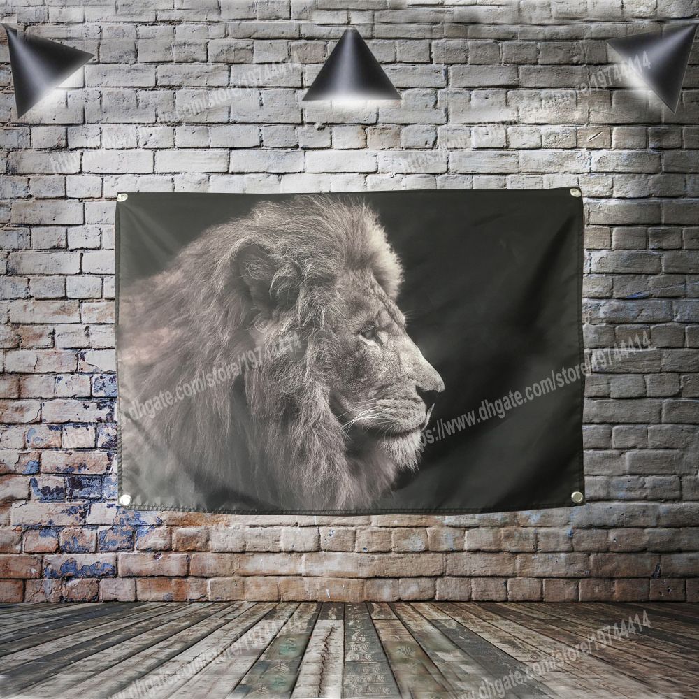 Buy Dropship Products Of Lion Flag Banner Pop Art Painting Home ...
