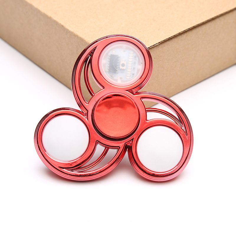 LED LED LIGHT Fidget Spinner Hand Top De La Mano EDC Fignet Spinder ...