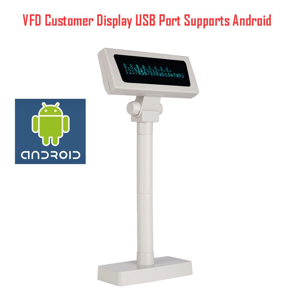 Best And Cheapest Pole Displays VFD220 VFD 20*2 Lines POS Customer ...