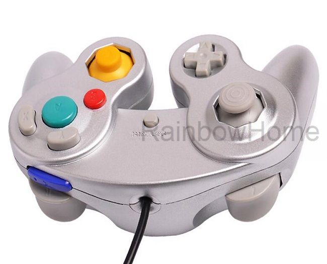 NGC Wired Game Controller Gamepad For NGC Gaming Console Gamecube Turbo DualShock Wii U ...