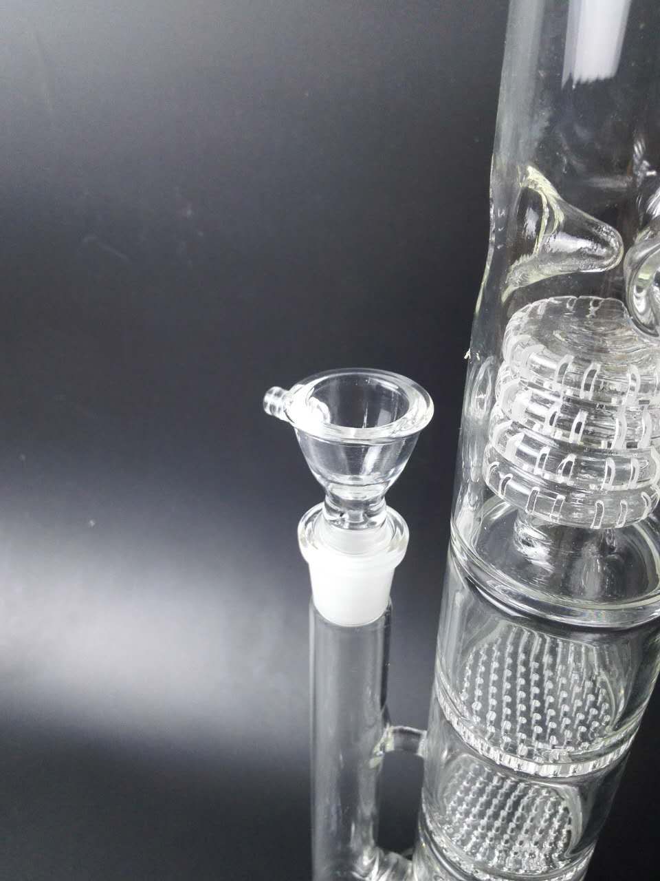 2021 H:40CM Bongs Cheap For Sale Oil Rigs Glass Water Bong With Triple ...