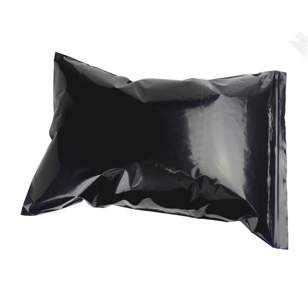 2020 17x25cm Opaque Black Self Sealed Zipper Bag Plastic Zipper Lock ...