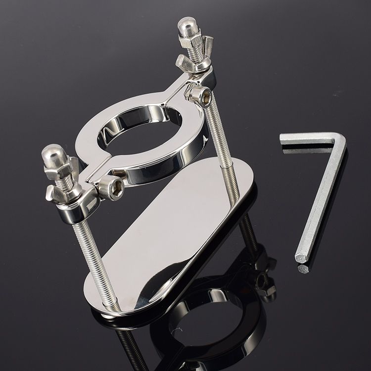 Stainless Steel Scrotum Bondage Ball Stretcher Scrotal Fixture