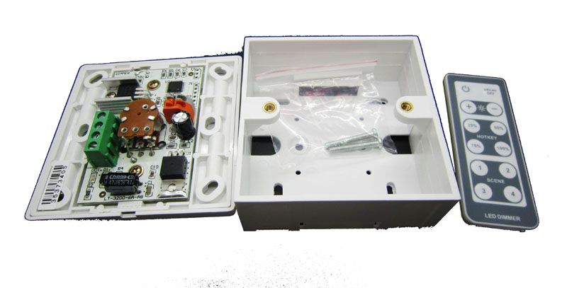 Gradateur Led Blanc À Tension Constante Avec Télécommande 12V 48V CC LT ... Gradateur Led Blanc À Tension Constante Avec Télécommande 12V 48V CC LT ...