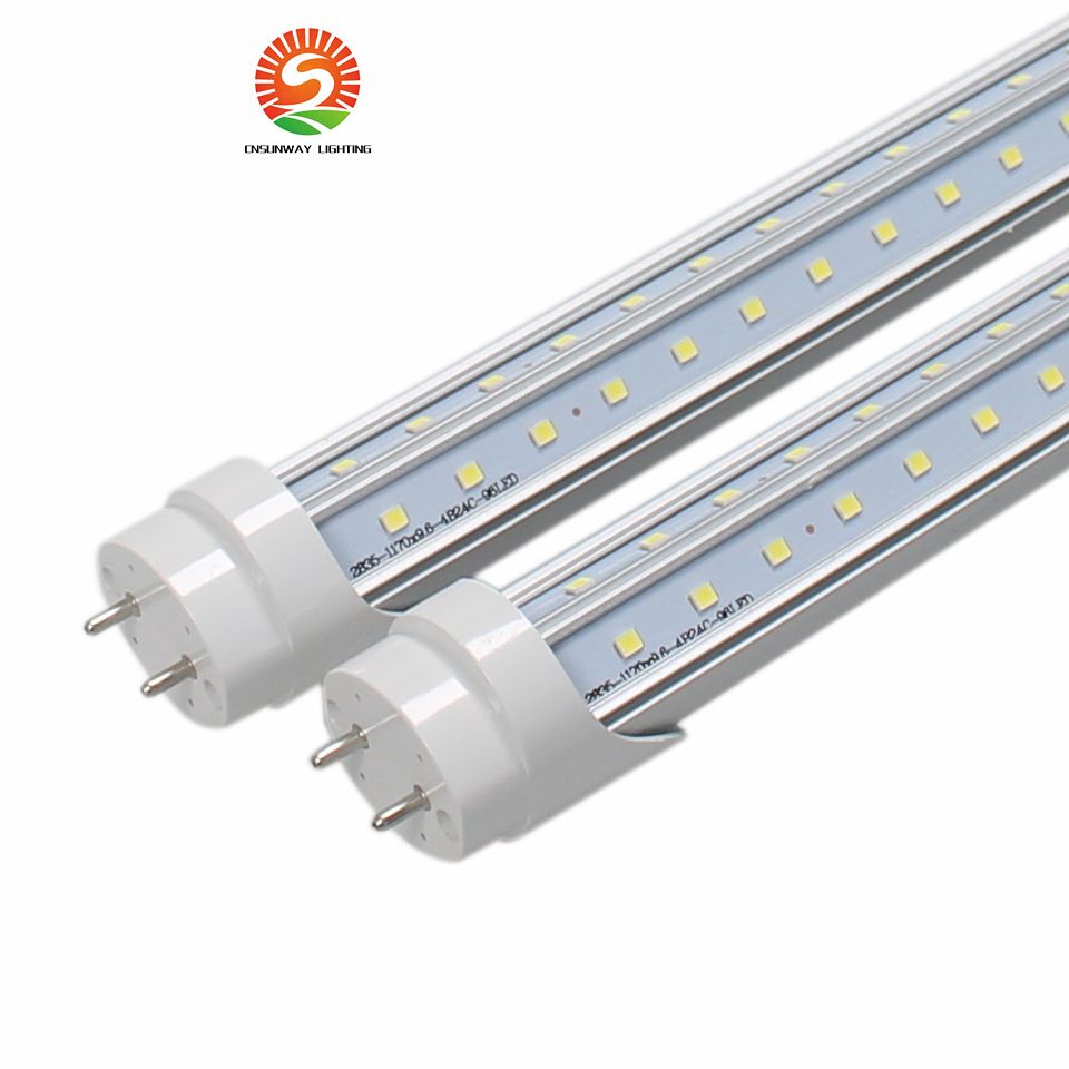 V Shaped Led Tubes Lights 4ft 5ft 6ft 8ft T8 G13 Double Lines Led Light ...