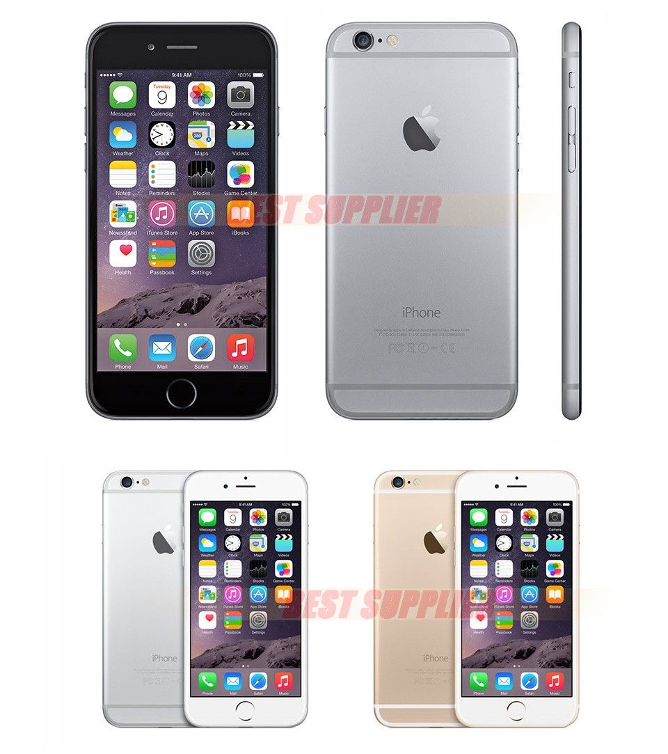 Refurbished Unlocked Original Apple IPhone 6 16GB/64GB/128GB 4.7 Screen ...