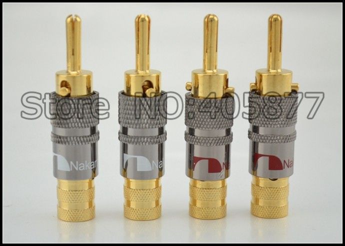 Shop Connectors, Plugs & Sockets Online, New Brass Nakamichi Banana ...