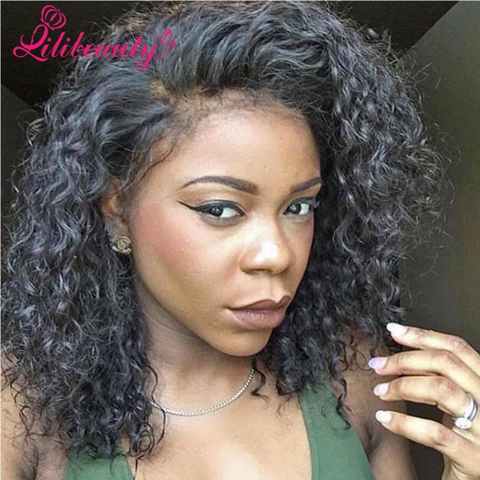 7a Glueless Full Lace Human Hair Wigs Kinky Curly 100 Unprocessed