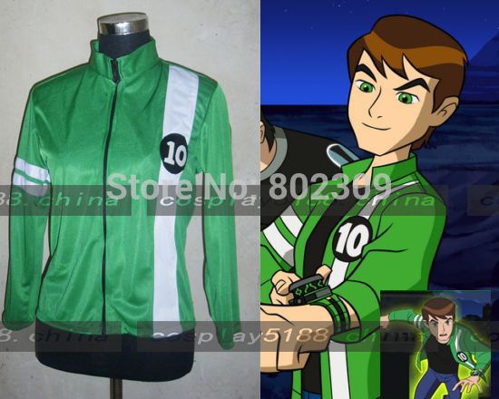 BEN 10 Costume Alien Force Jacket Boys Kids Cosrume Costume Alien ...