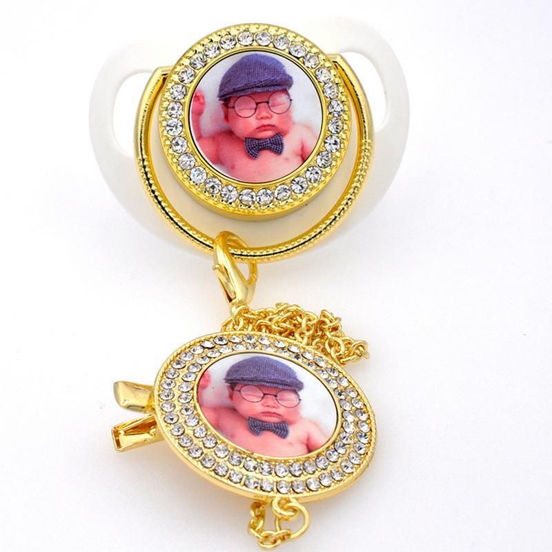 Blingy Baby Pacifier With Custom Sublimation Print Personalized ...