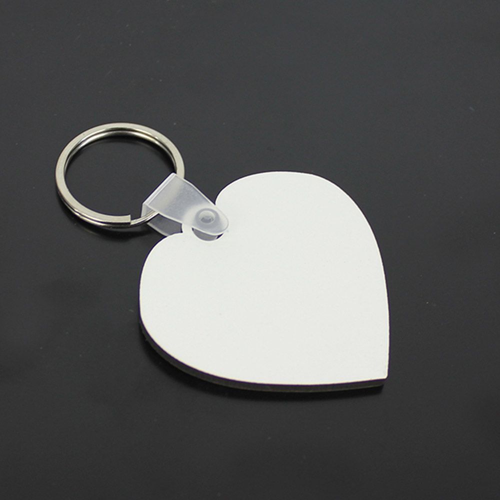 20 Styles Sublimation Blank Keychain MDF Wooden Pendant Thermal ...