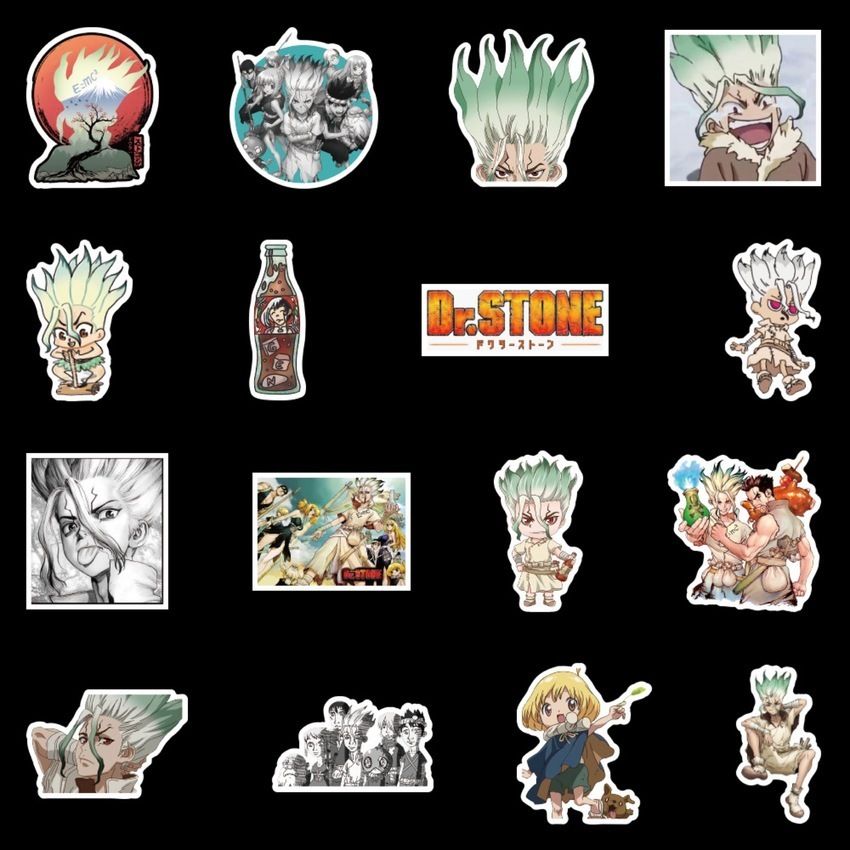 Dr Stone anime sticker Paper Paper & Party Supplies etna.com.pe