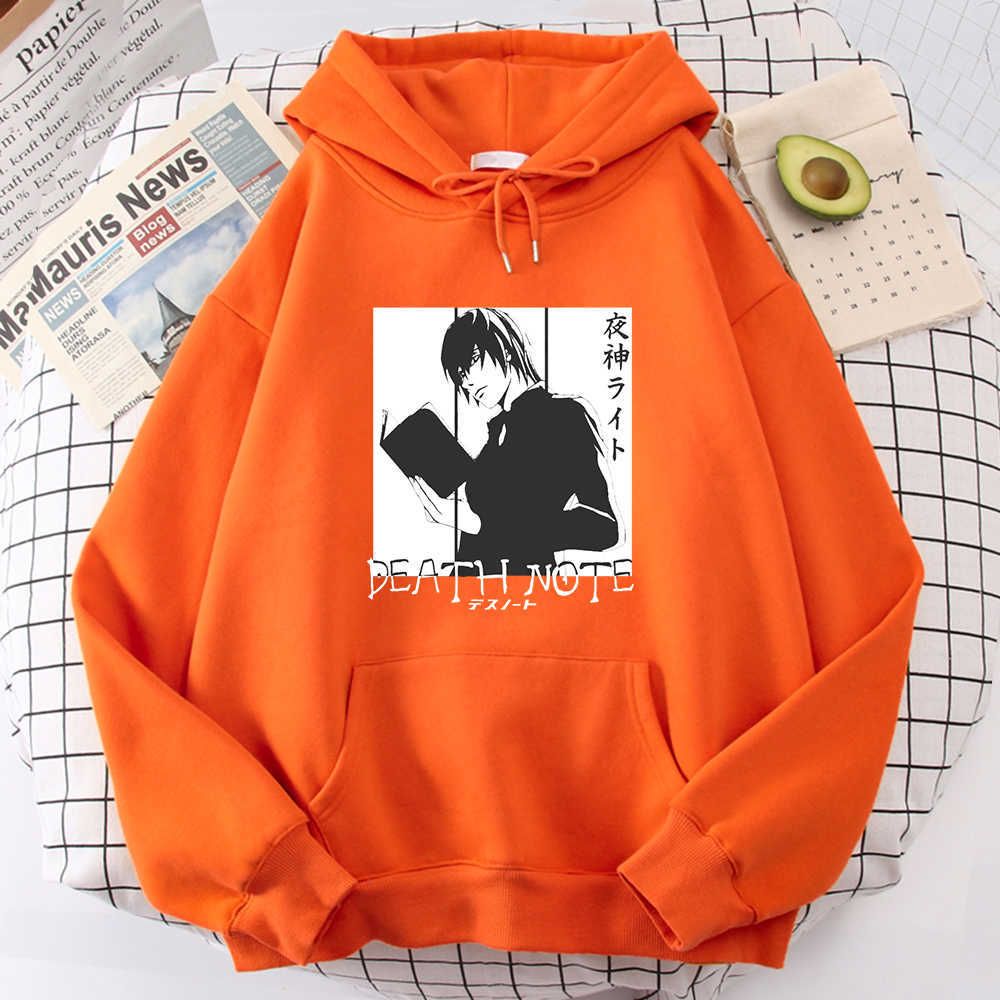 Death Note Hoodie Yagami Light Japan Manga MenS Hoodies Loose Casual ...