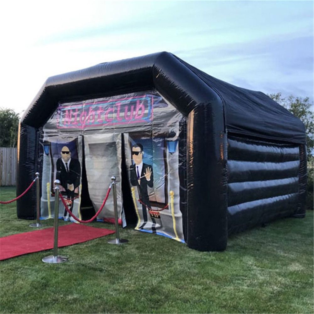 Oxford Fabric Inflatable Nightclub Tent 5x4m Air House Bar Booth Adults
