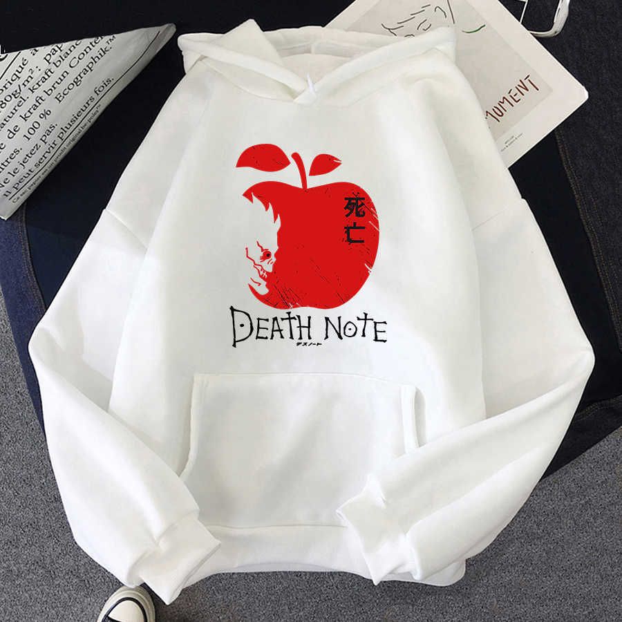 Japanese Anime Death Note Hoodie Men Fleece Sweatshirt Sudadera Ryuk ...