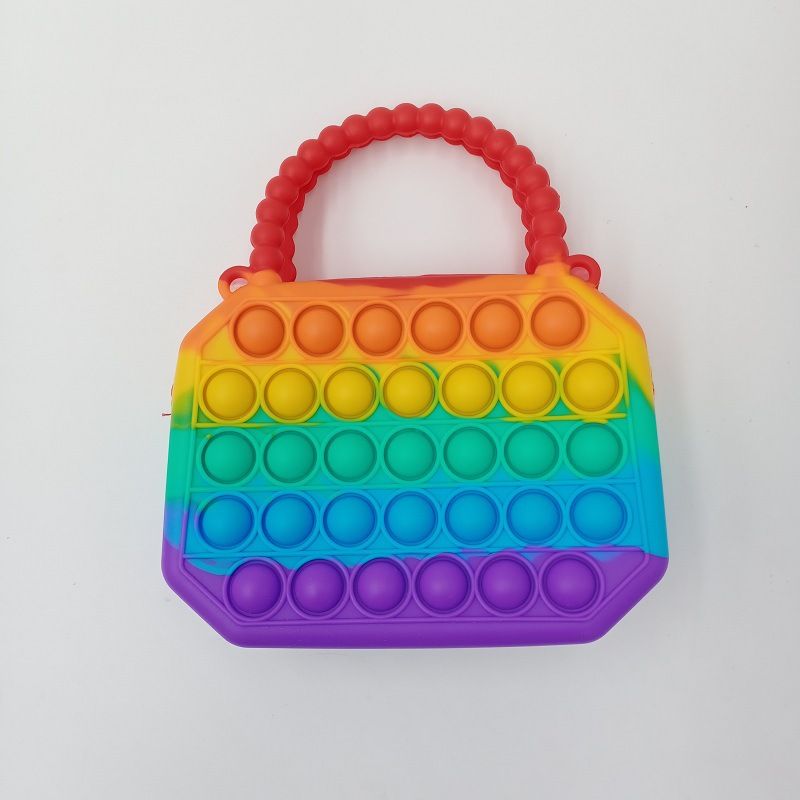 New Silicone Wallet Fidget Toys Sensory Foam Mini Bag Simple Dimple ...