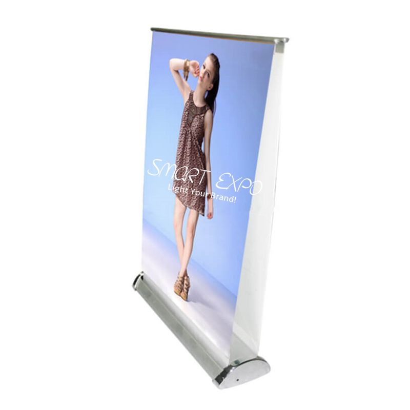 Wholesale A3 Double Sided Mini Rollup Stand Advertising Display With ...