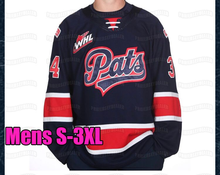2021 WHL Regina Pats Jersey De Hockey Connor Bedard Carter Massier Zack ...