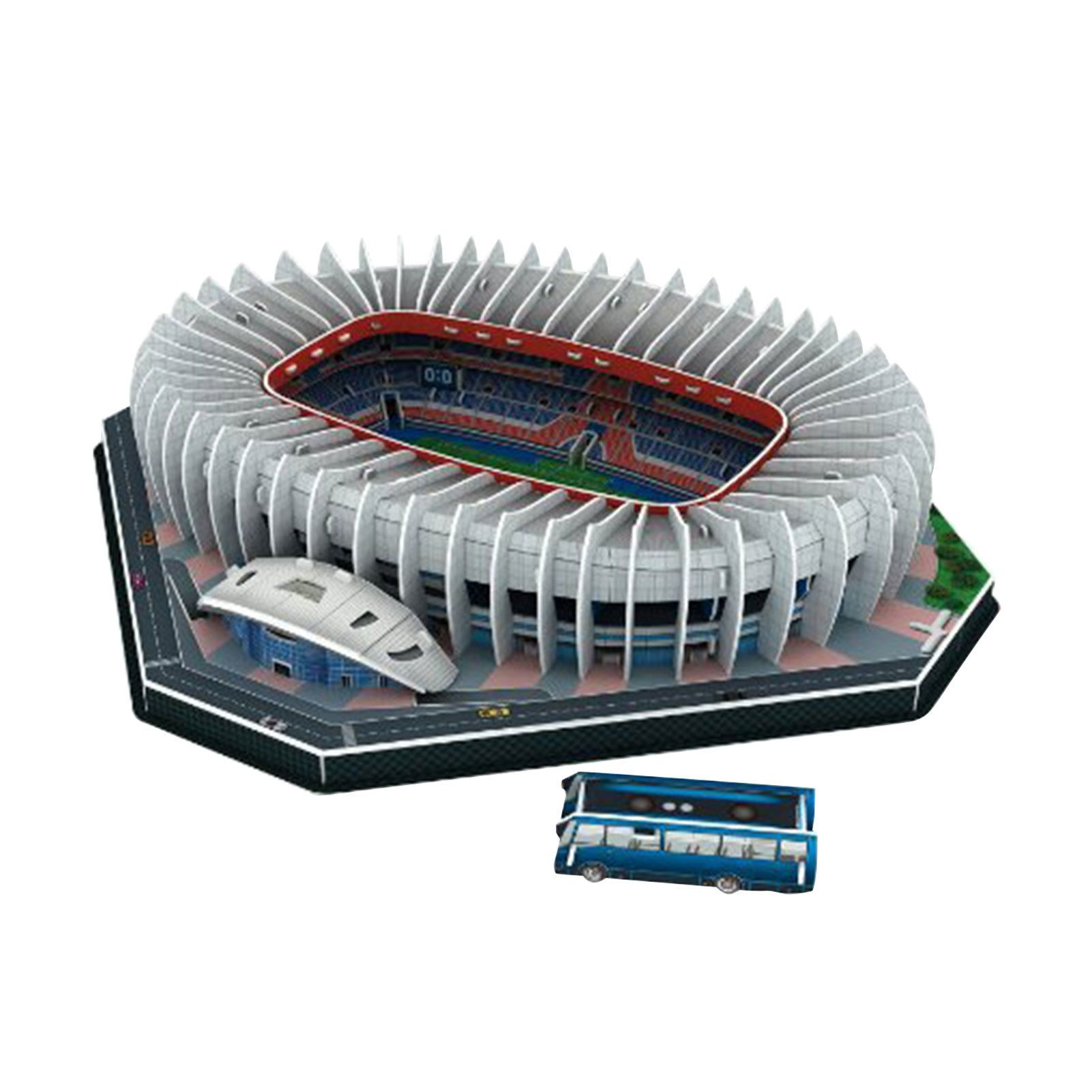 Architecture Block Old Trafford Football Field Toy Nou Camp Stadium ...