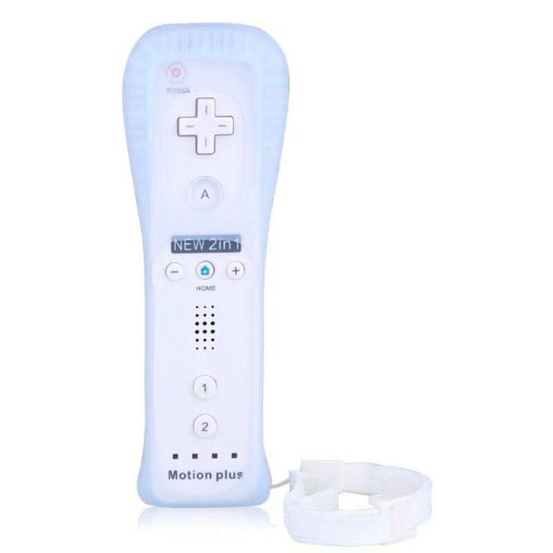 Built In Motion Plus Wireless Gamepad For Wii Remote Controller Game ...
