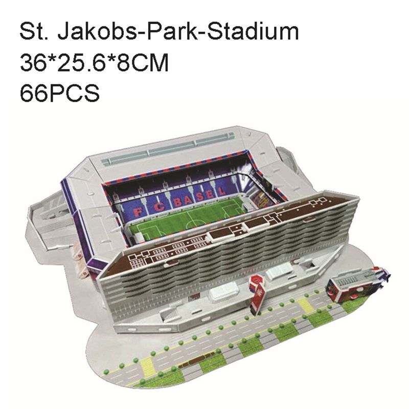 Jigsaw Puzzles For Kids 3d Puzzle Architectures Stadium Football ...