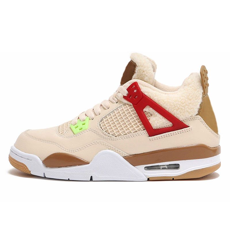 Men Women 4s 4 Basketball Shoes Red Thunder Shimmer Shimmer Wild Things ...