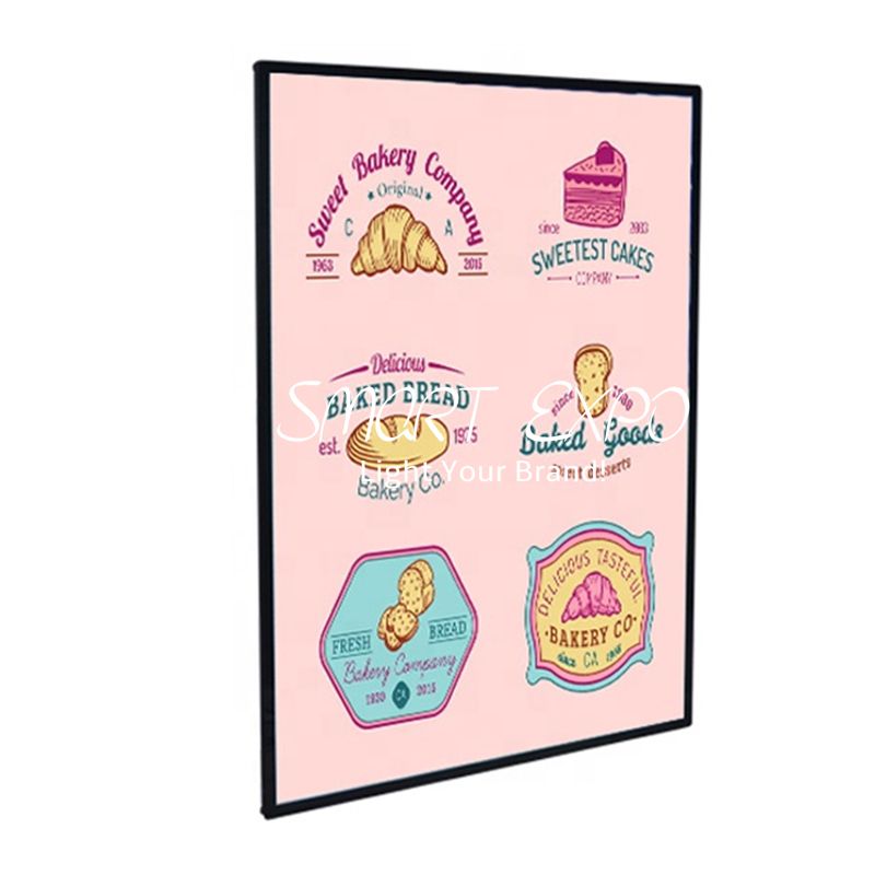 2021 Retail Supplies A4 Illuminated Sign Panel Restaurant Menu Showcase ...