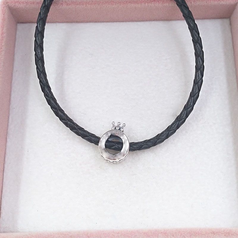 925 Joyas De Plata Esterlina Pulsera Pandora Original Para Mujer Corona ...