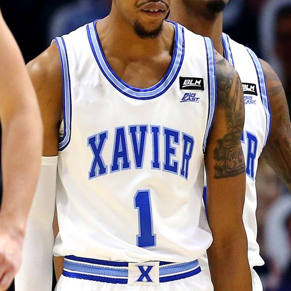 Custom College Xavier Musketeers Basketball Jerseys Nate Johnson Zach ...