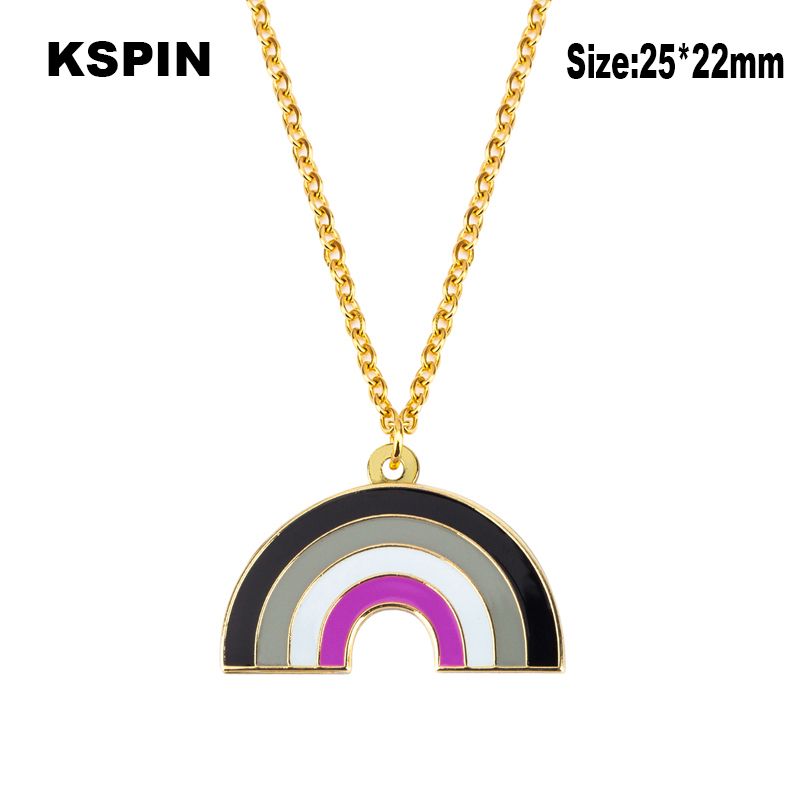 Transgender Rainbow Pansexual Pride Genderqueer Pride Asexual Pendant ...